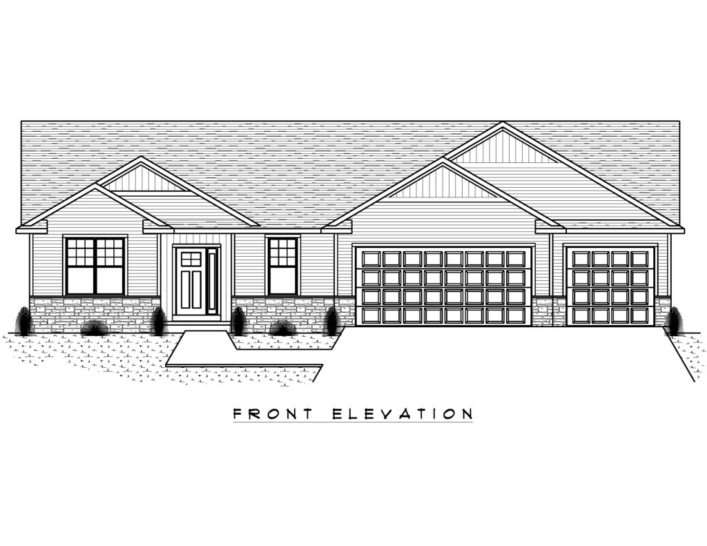 April Floor Plan of The Month | The Hawthorne - Midwest Design Homes ...